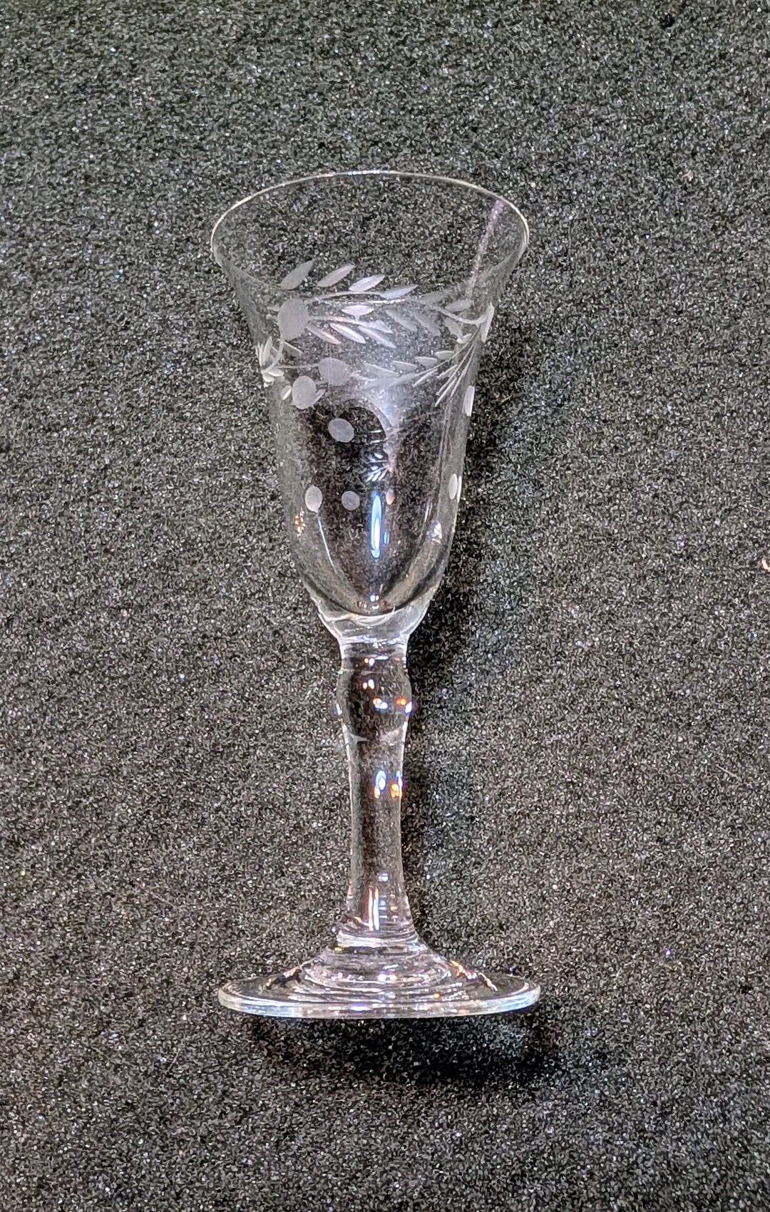 Vintage Etched (leaves & Dots) Fine Stemware Bell - Etsy