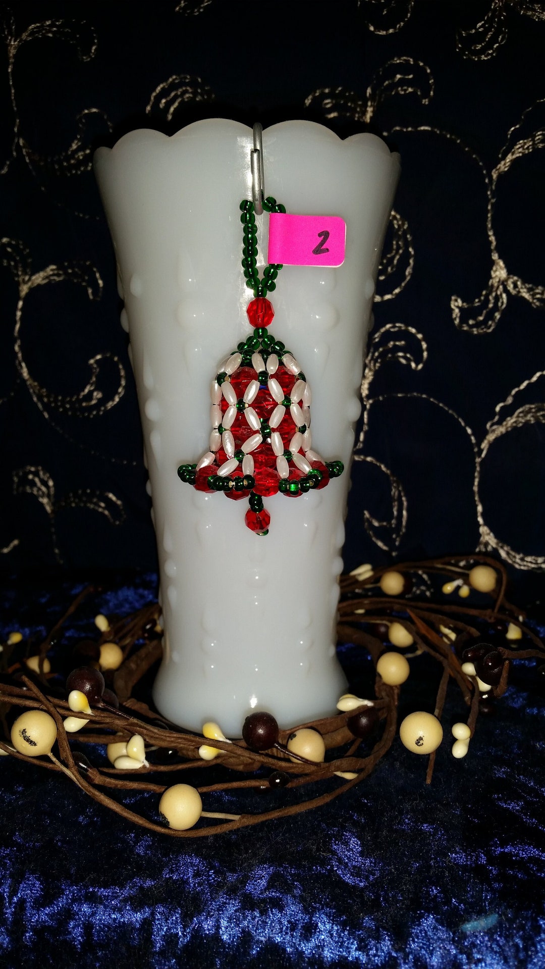 Beaded Bell Ornaments - Etsy