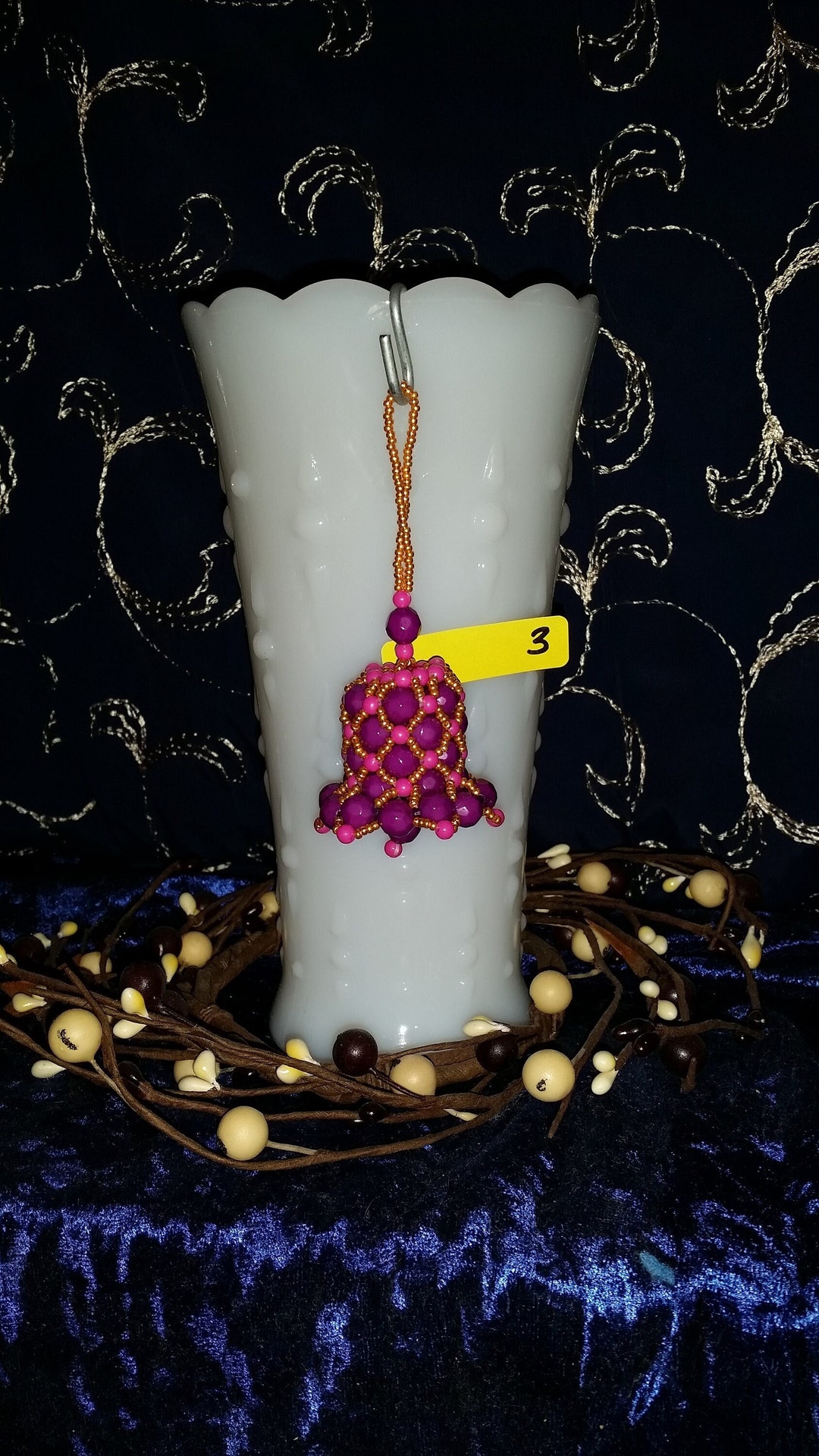 Beaded Bell Ornaments - Etsy