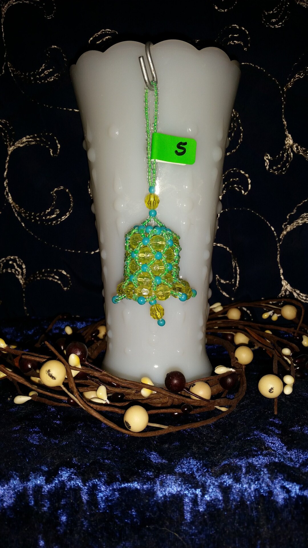 Beaded Bell Ornaments - Etsy