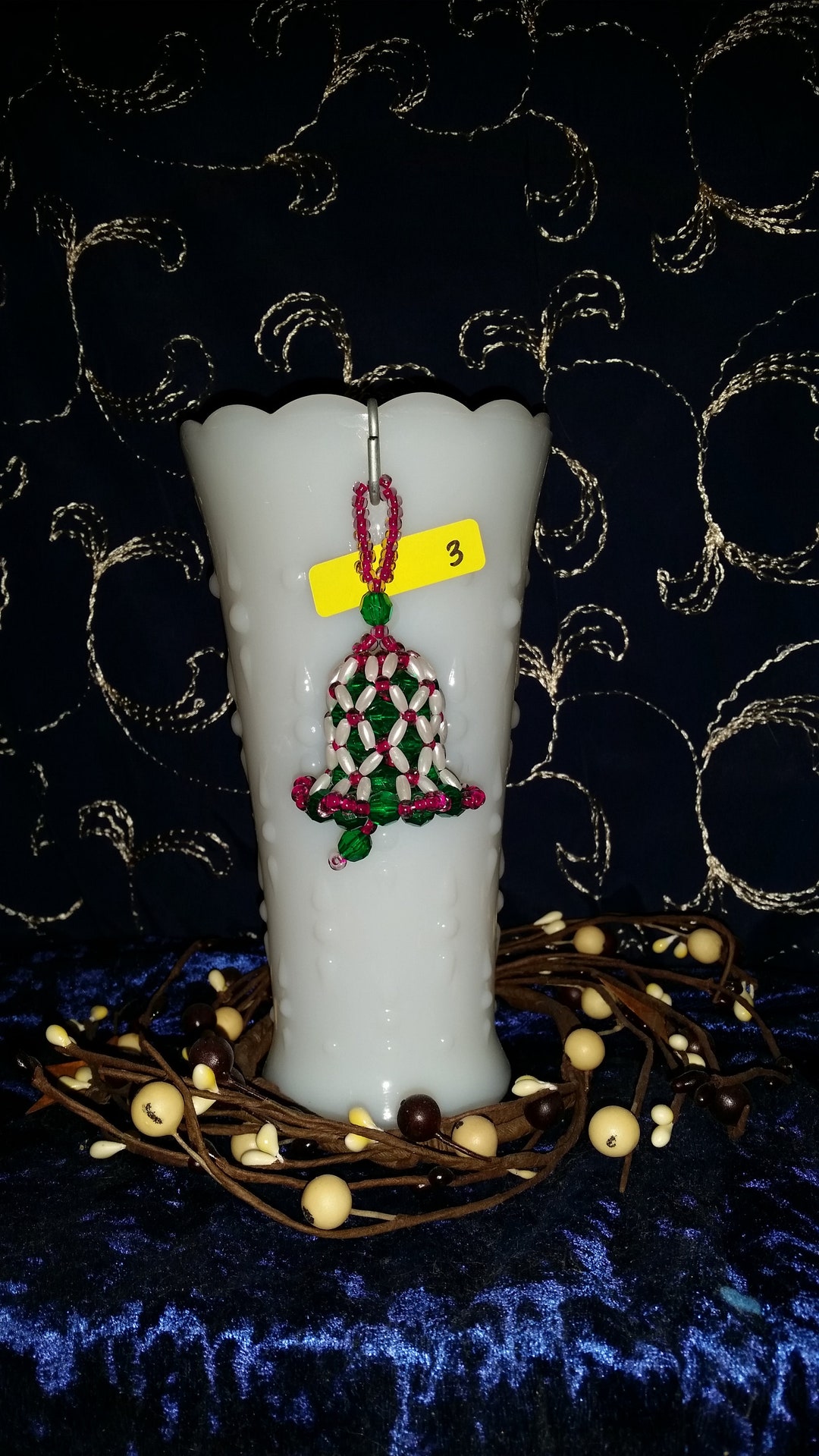 Beaded Bell Ornaments - Etsy