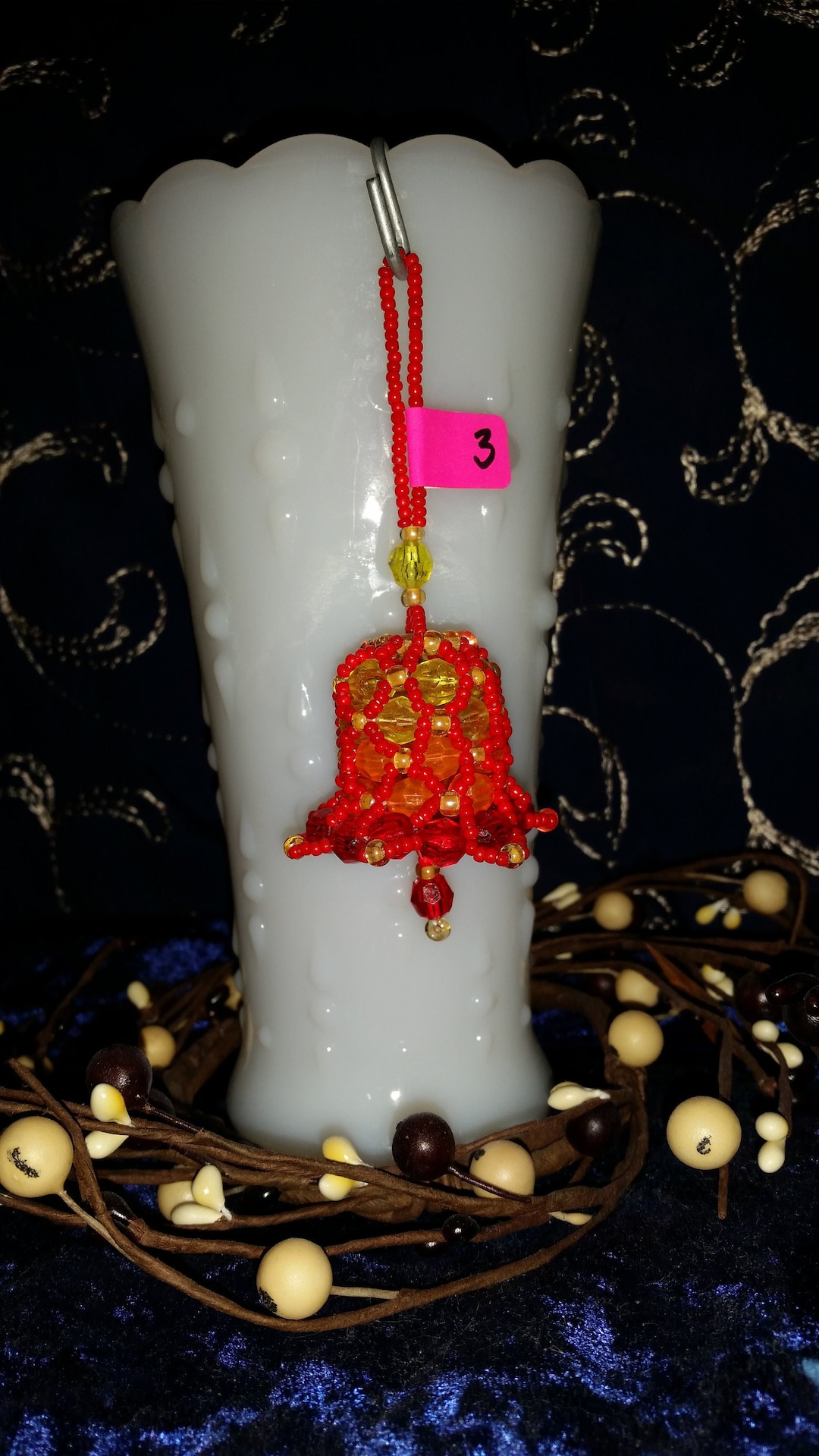 Beaded Bell Ornaments - Etsy