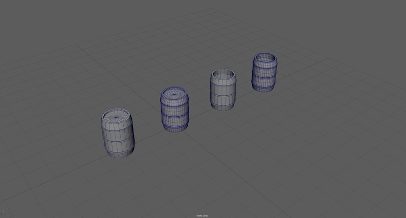 3D Printable Barrel for Board Games or Environment Design - Etsy