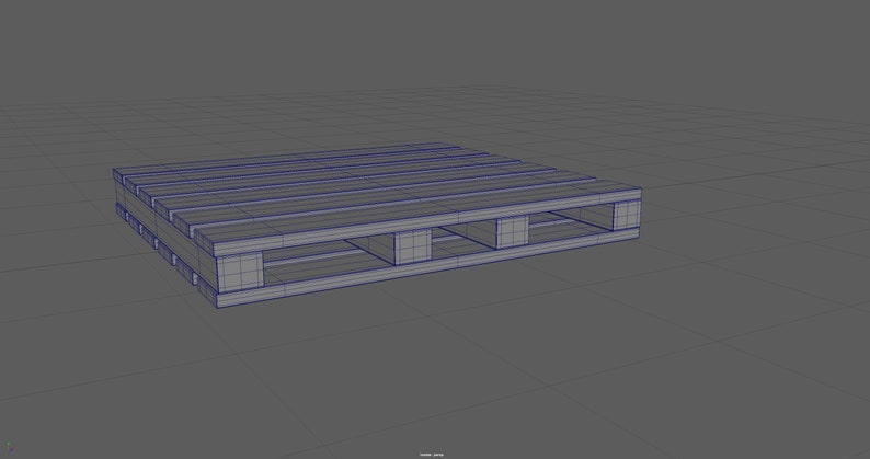 3D Printable Wooden Pallet for Environments, Board Games or Video Games ...