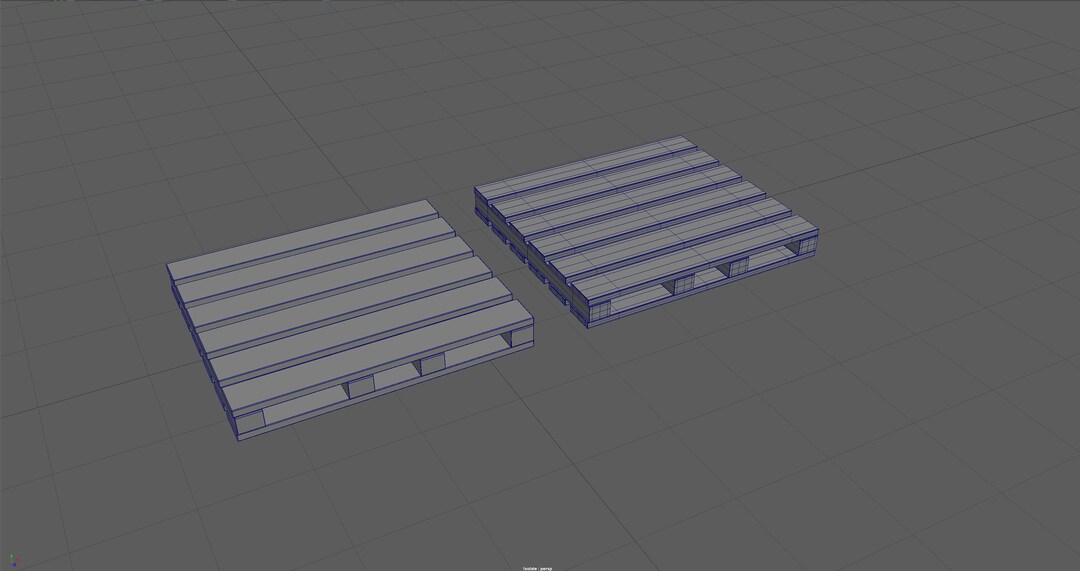 3D Printable Wooden Pallet for Environments, Board Games or Video Games ...