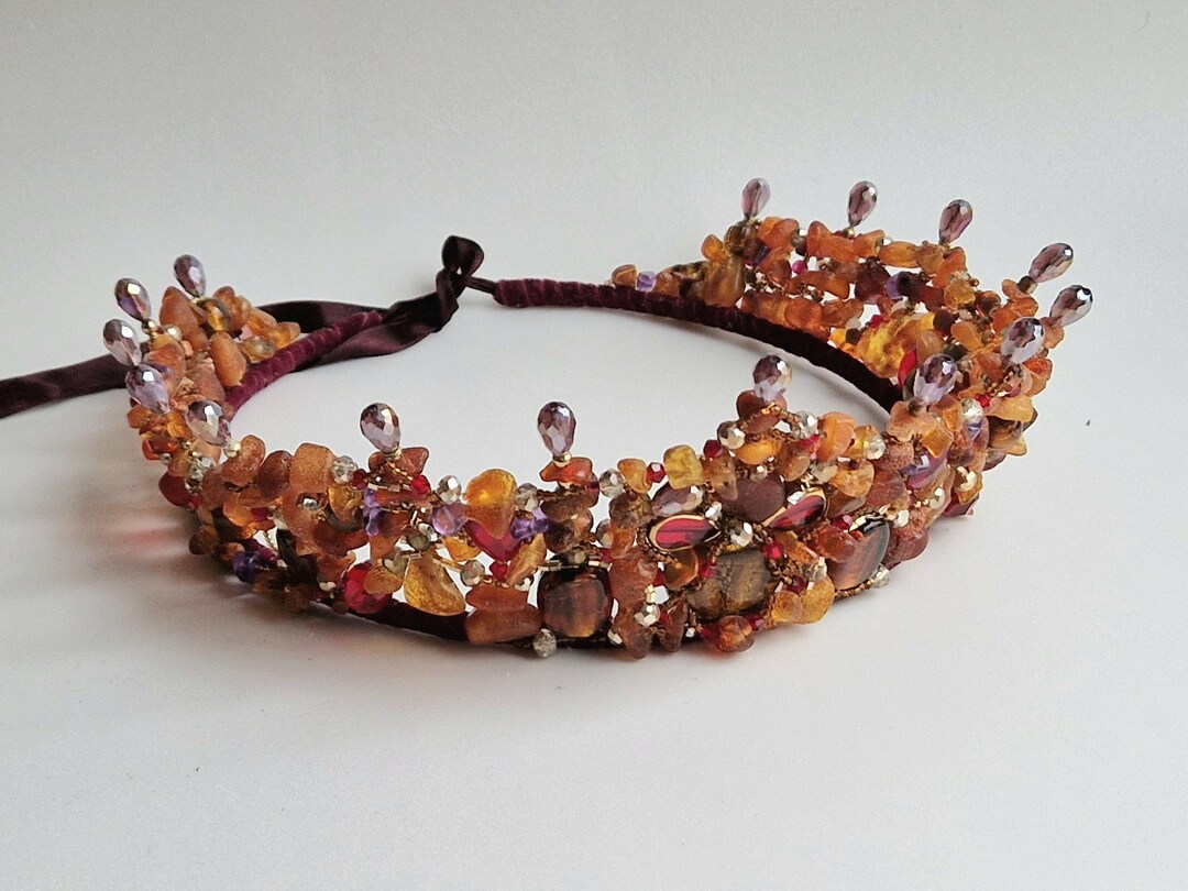 Royal Amber Crown - Etsy
