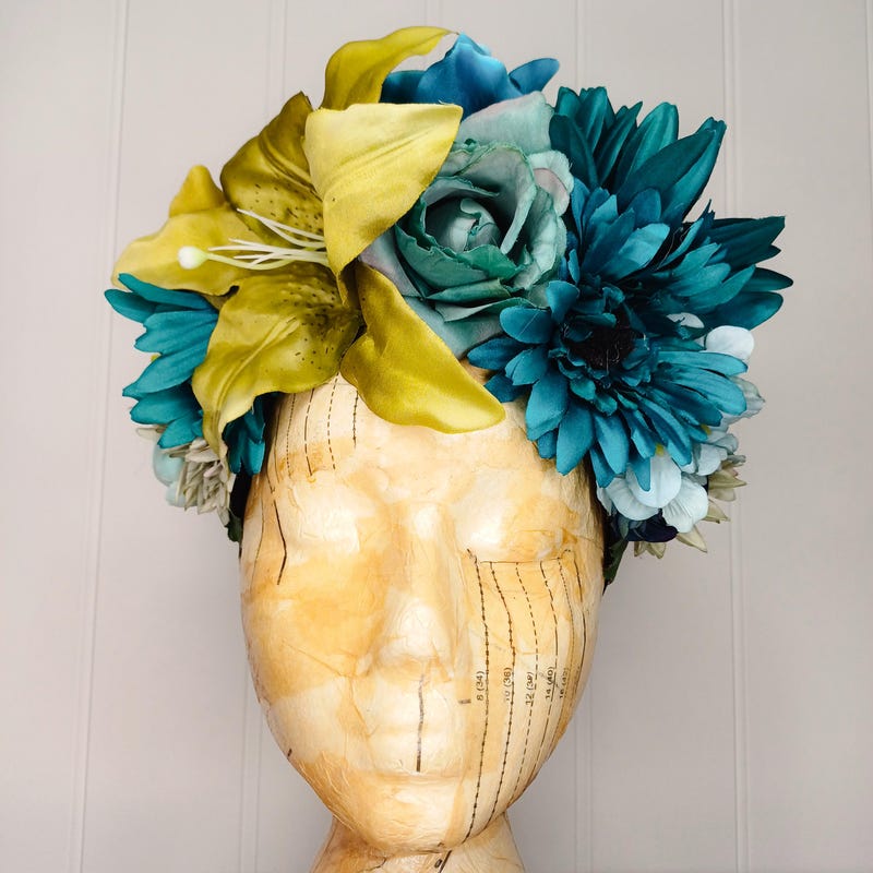 Flower Headdress - Etsy