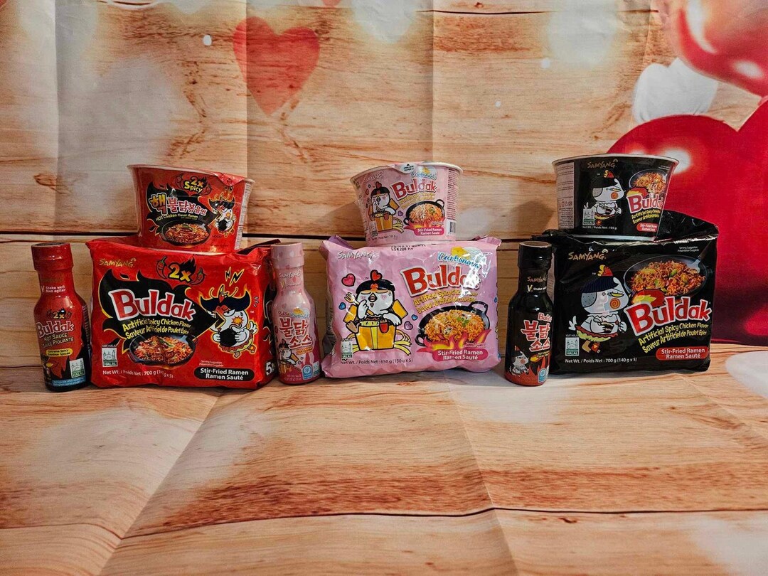 Samyang Buldak Ramen Trio Pack - Etsy