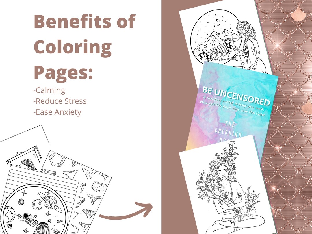Be Kind to Your Mind Coloring Book Floral Coloring Pages Coloring Book ...