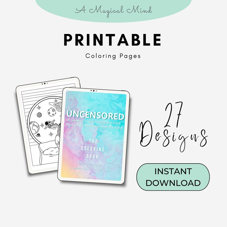 Páginas para colorear imprimibles para adultos Páginas para colorear para el alivio de la ...