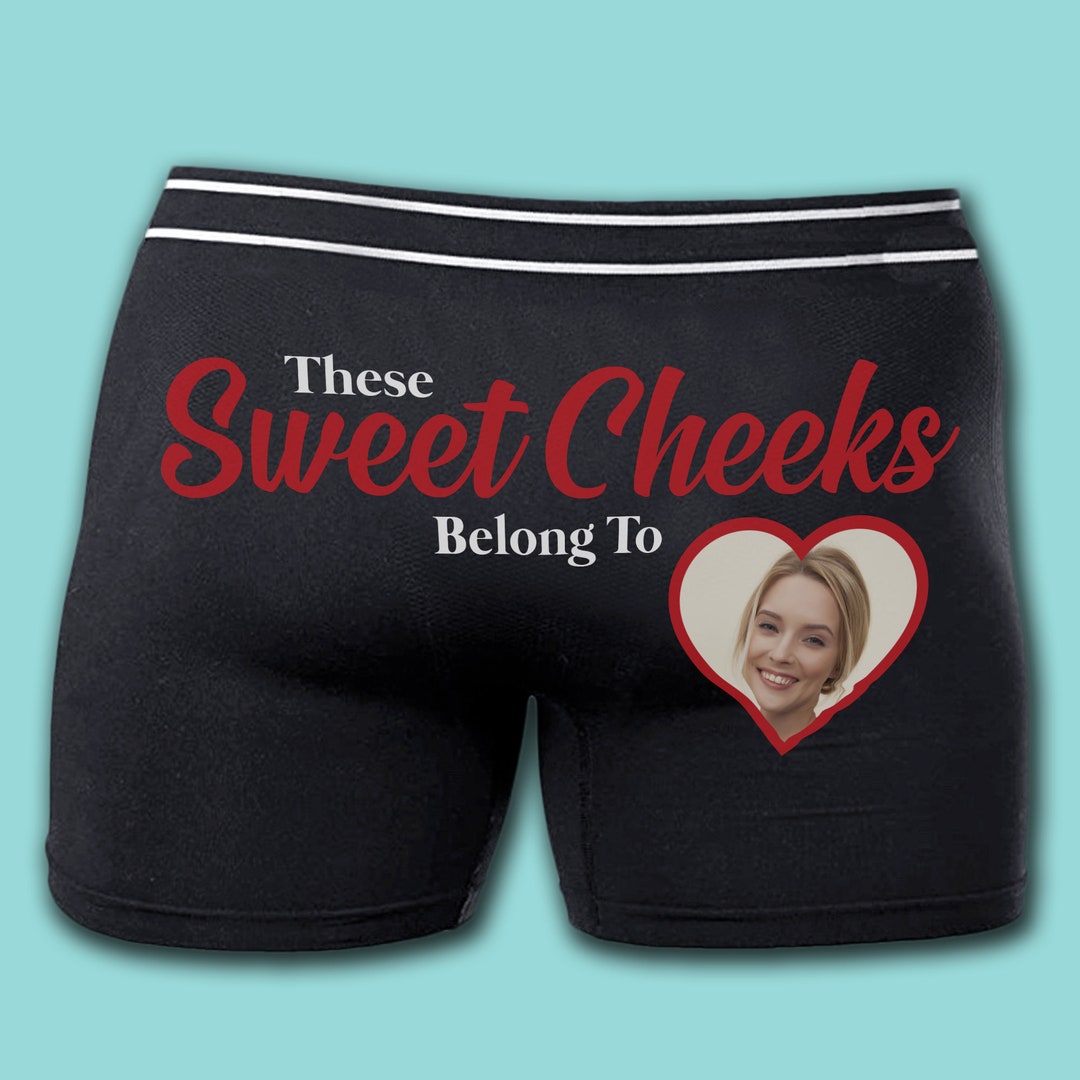 Personalised 'sweet Cheeks' Photo Boxer Shorts – Valentine's Day ...