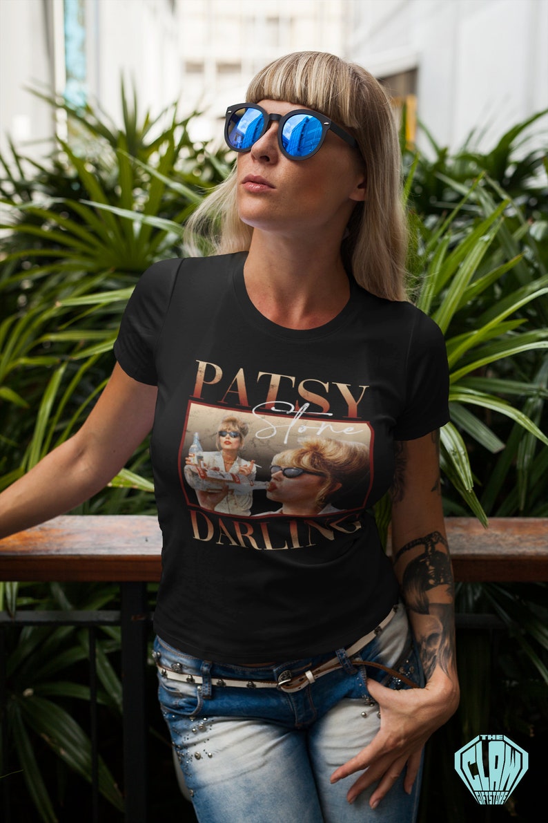 Patsy Stone Ab-fab Inspired 90s Bootleg T-shirt Black - Joanna Lumley ...