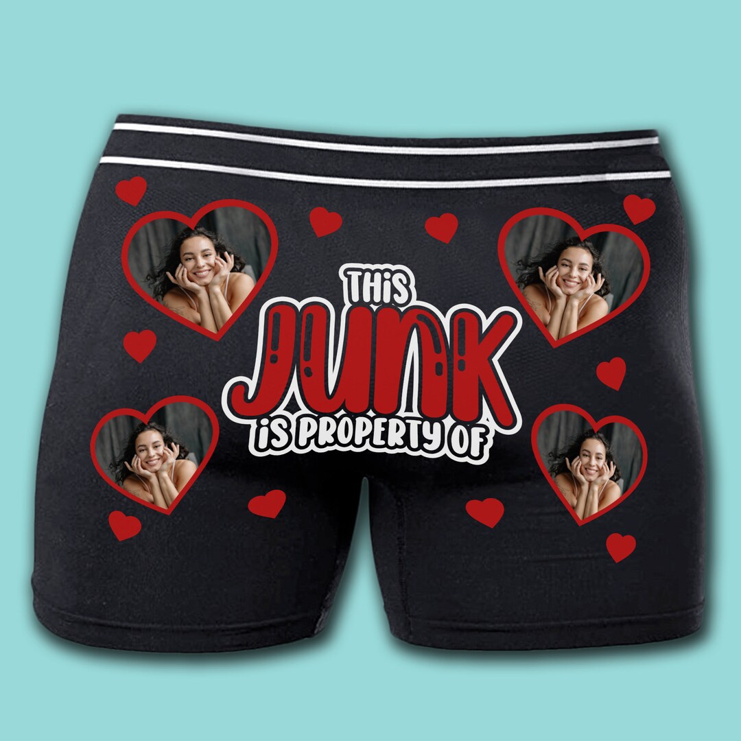 Personalised 'this Junk' Photo Boxer Shorts – Valentine's Day ...