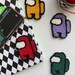 Among Us Design Punch Needle Coaster Kit DIY 4pcs Tufting Project Kit ...