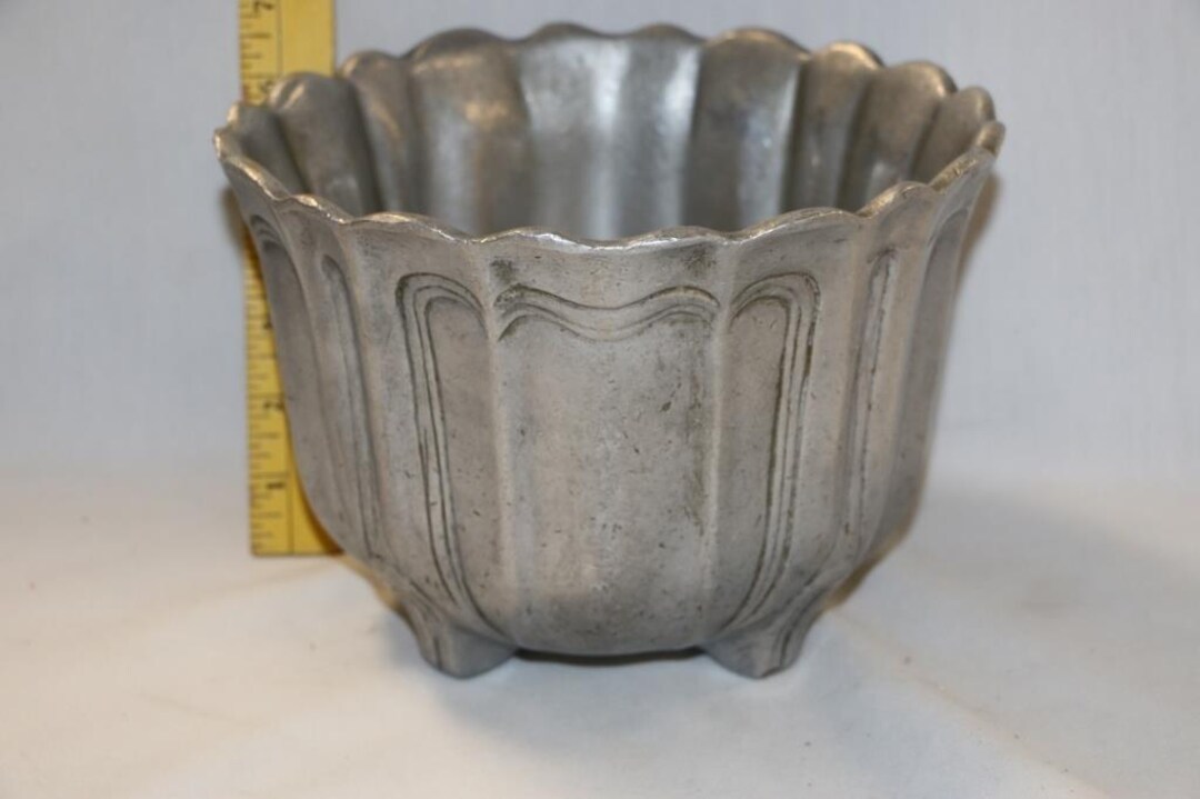 Art Deco Pewter Bowl Armetal Country Ware Art Deco Pewter Planter - Etsy