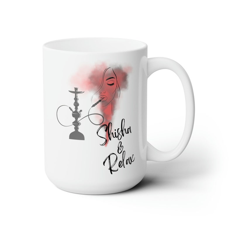 Shisha & Relax Ceramic Mug - Hookah Lover Gift (15oz) - Etsy