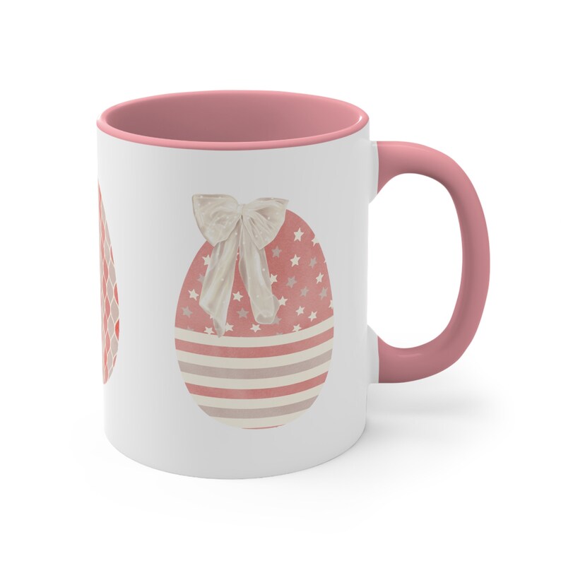 Easter Eggs-accent Coffee Mug, 11oz Happy Easter Mug, Easter Mug ...