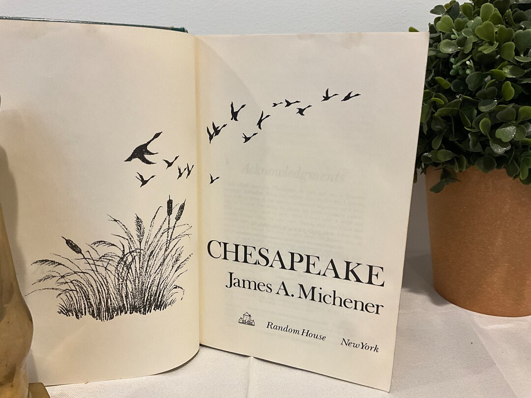 1978 Chesapeake, by James A. Michener - A Novel - Random House, New ...