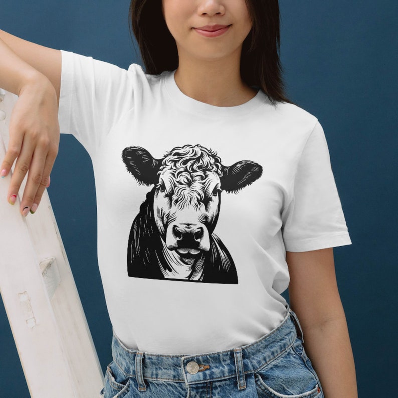 Hereford SVG | Hereford Laser Cut File | Die Cut Hereford Cricut Bull Vector | Hereford Cattle ...