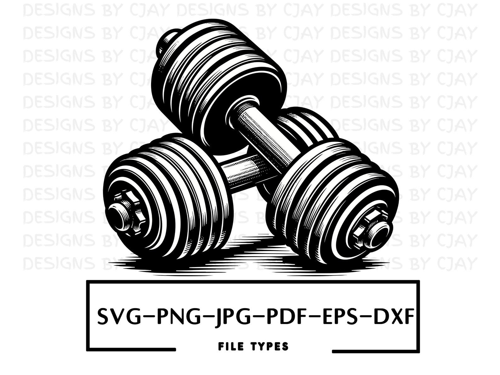 Dumbbell SVG | Weight Training SVG | Workout SVG | Gym Cut Files | Gym ...