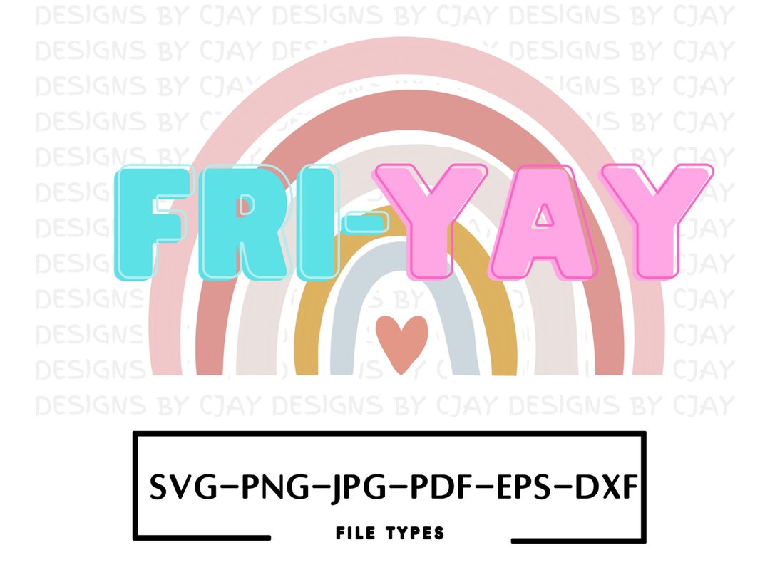Happy Friyay SVG | Mom Life Svg Digital Download | Silhouette & Cricut ...