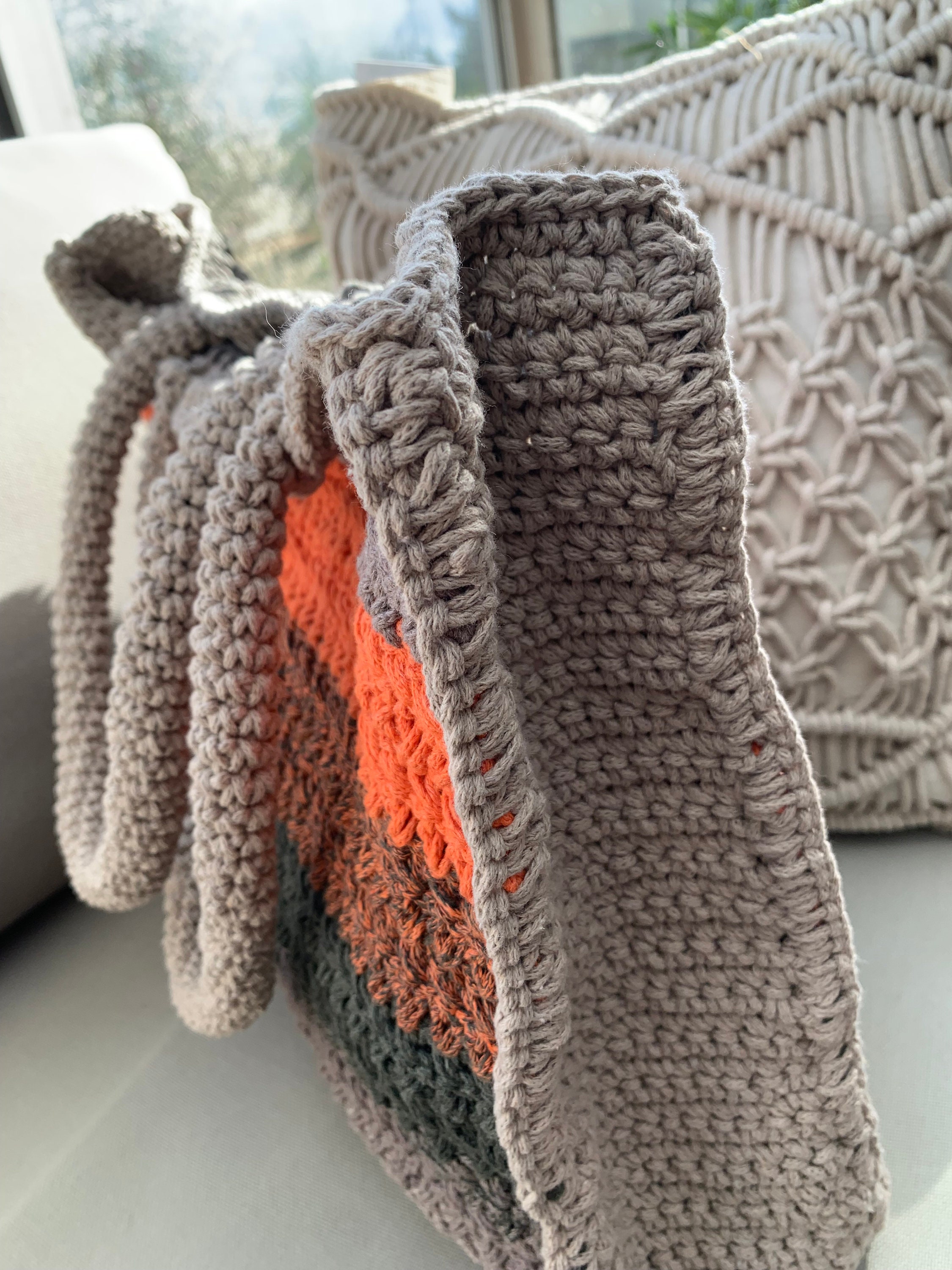 Crochet Tote Bag Pattern, Pdf Pattern, Yarn Bag, Crochet Pattern, Tote ...