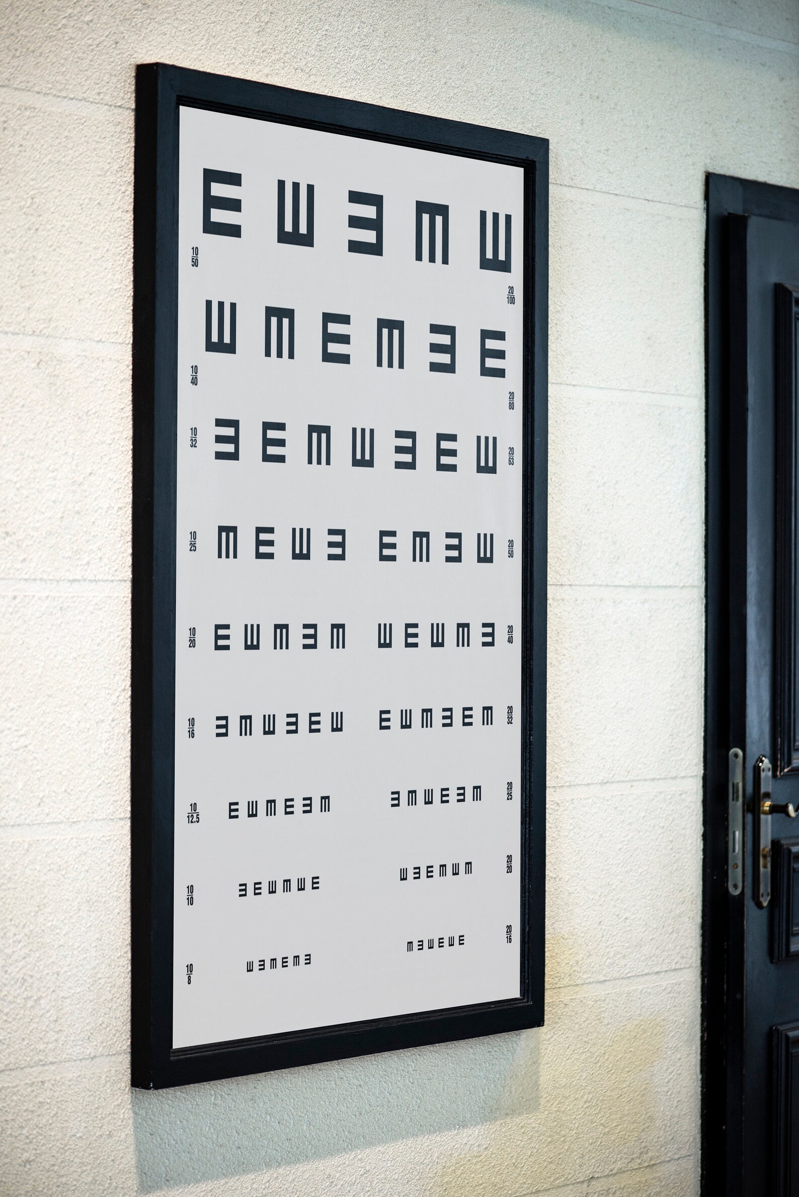 Snellen Chart Canvas, Eye Test Chart Canvas, Snellen Eye Chart Canvas ...