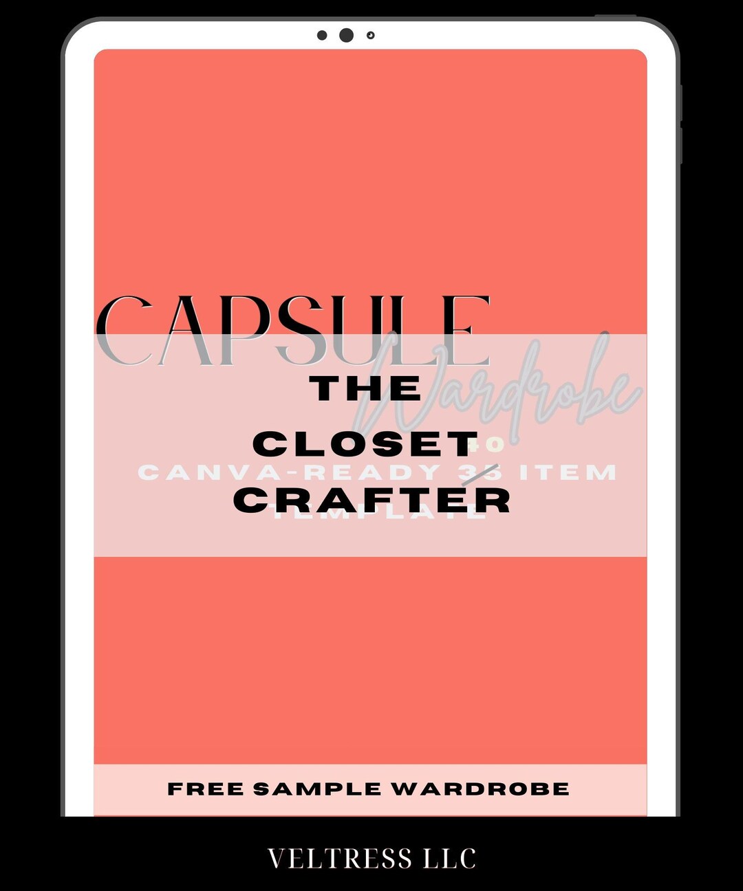 The Closet Crafter: Capsule Wardrobe Canva Template, Streamline Your ...