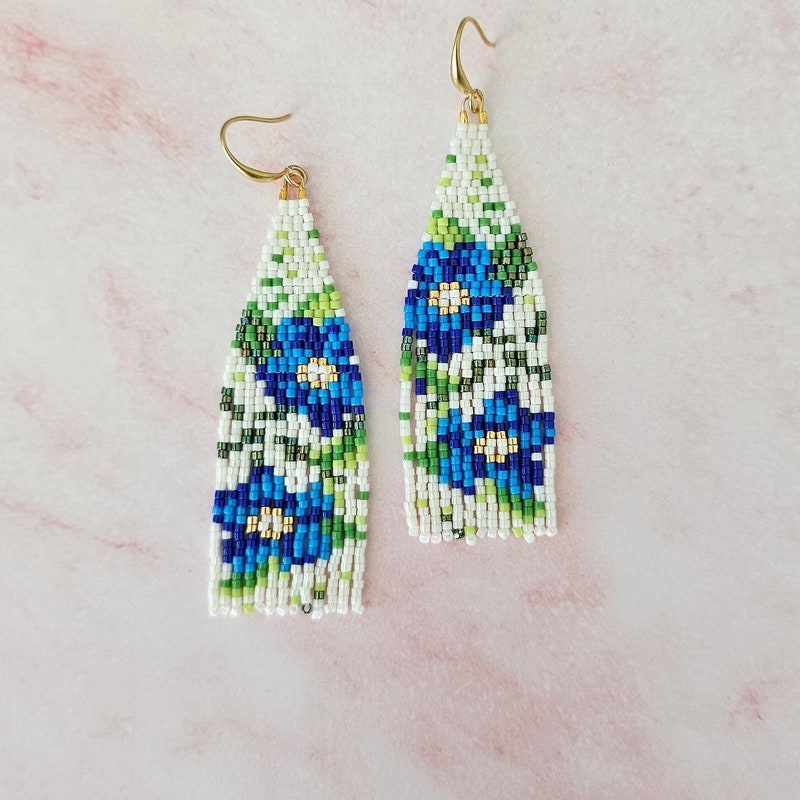 Beaded Earrings Handmade - Etsy