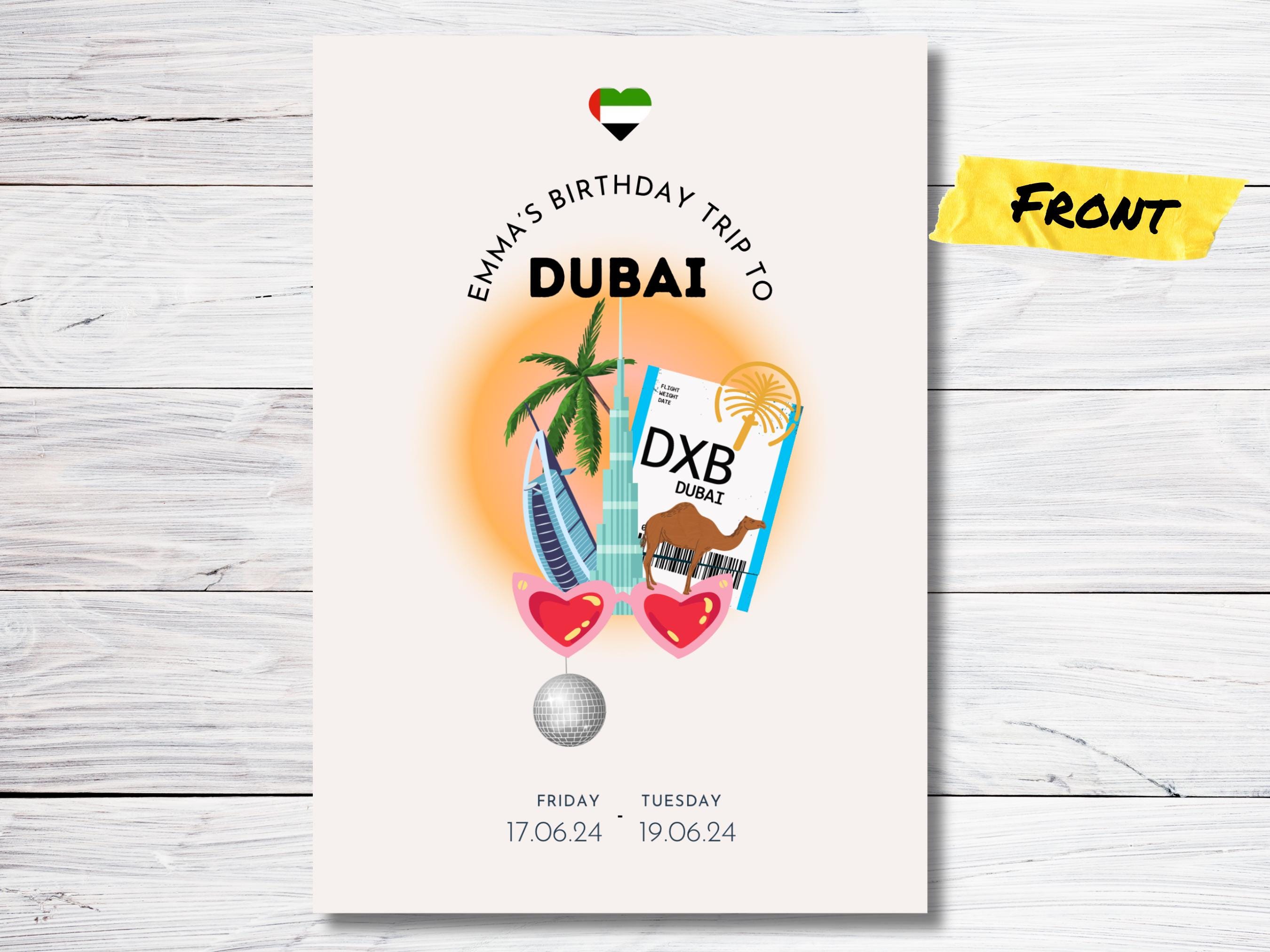 Dubai Trip Itinerary | Birthday | Hen | Weekend Break | Travel ...