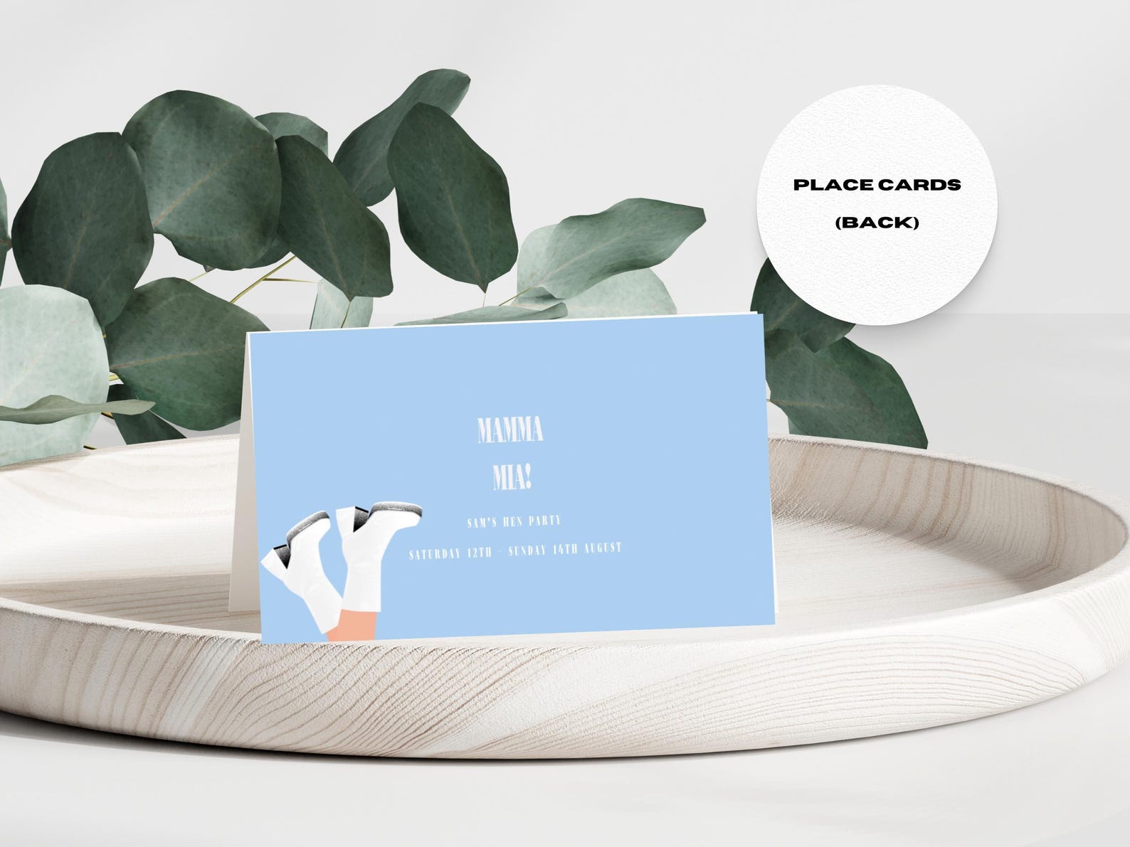 Mamma Mia Hen Party Welcome Sign: Editable Bachelorette Template ...