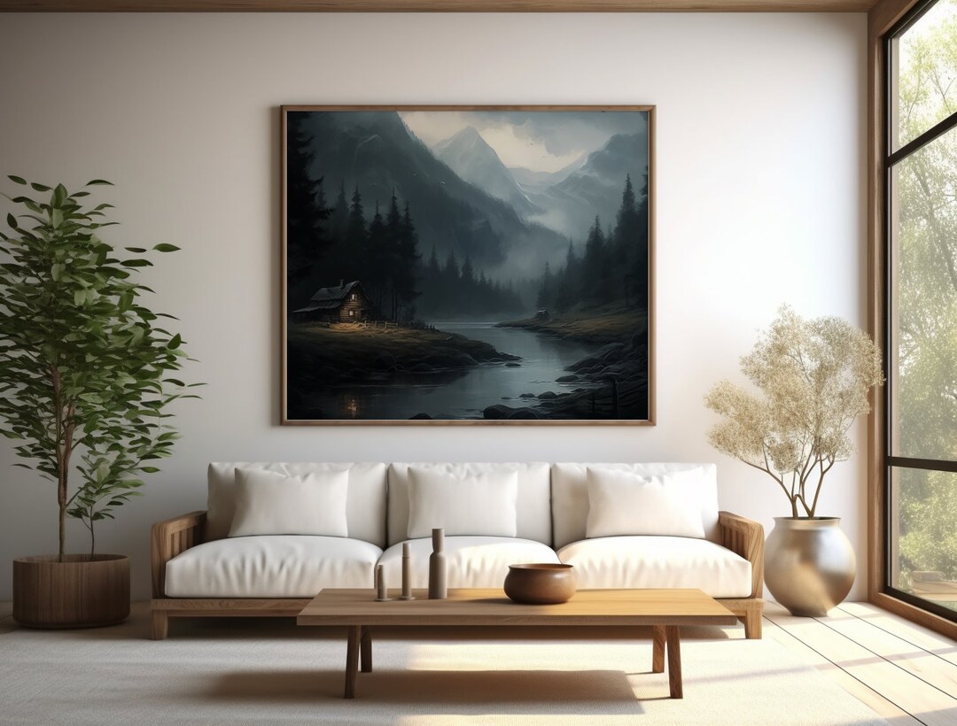 Grey Weather Cabin Clipart, PNG, Commercial Use - Etsy