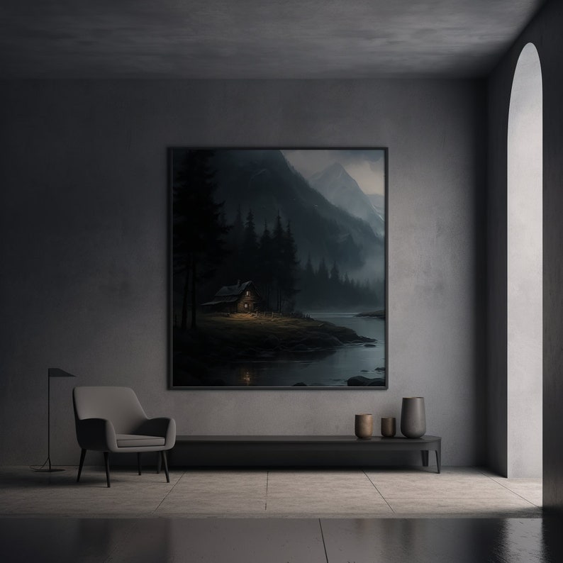 Grey Weather Cabin Clipart, PNG, Commercial Use - Etsy