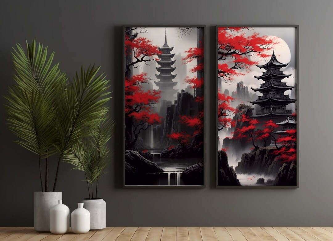 Red Tower Bundle, PNG, Commercial Use - Etsy