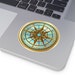 Compass Sticker Waterproof Vinyl Sticker Directional Sticker for Cup ...
