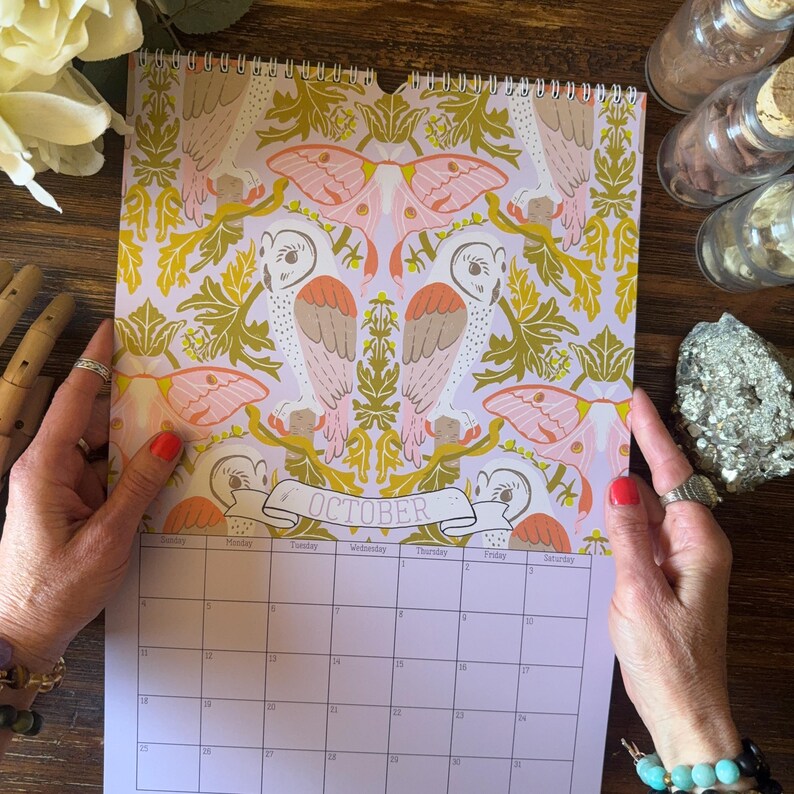 2026 Birds, Moths, Butterflies, and Botanical Calendar - Etsy