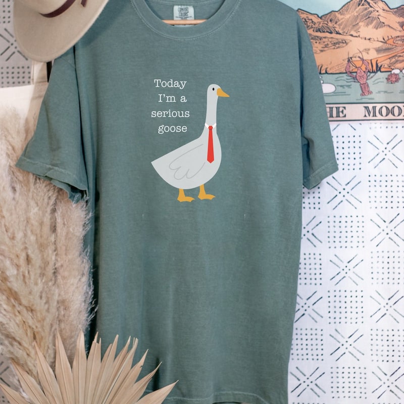 Serious Goose Shirt - Etsy