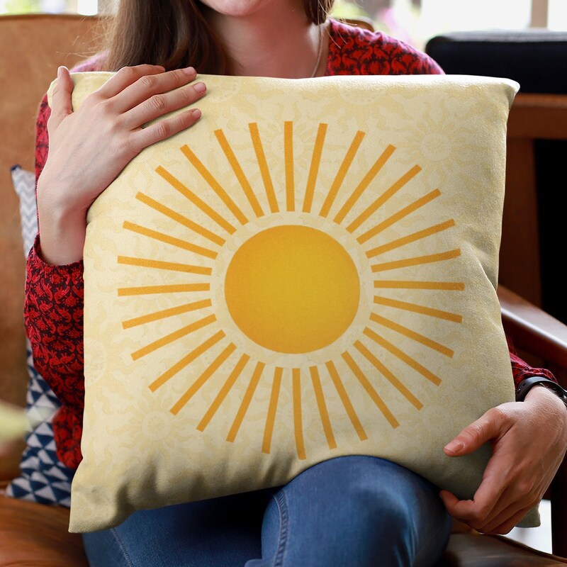 Sun Pillow - Etsy