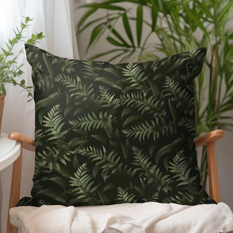 Fern Pillow - Etsy
