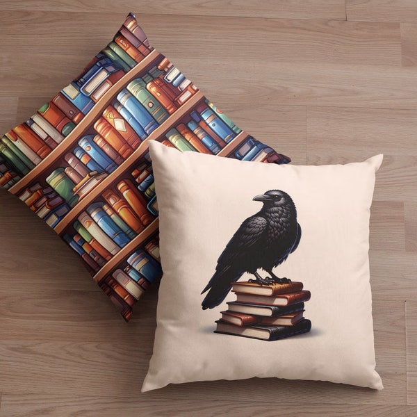 Library Pillow - Etsy