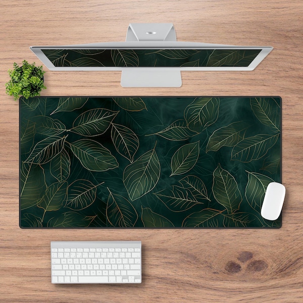 Green Desk Mat - Etsy