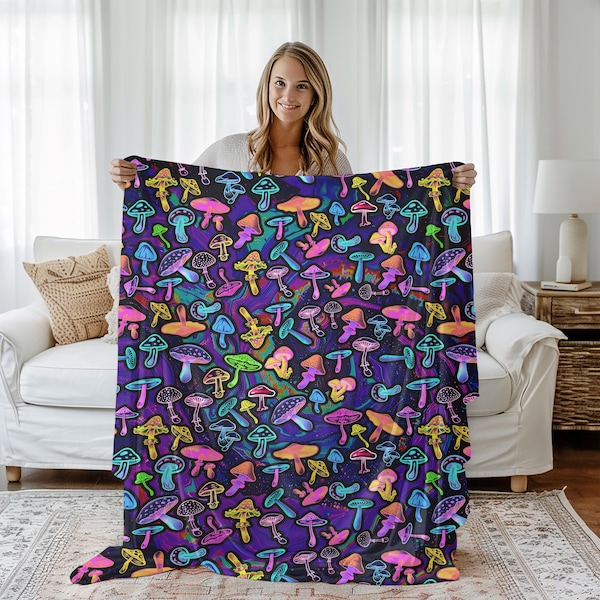 Blacklight Bedding - Etsy