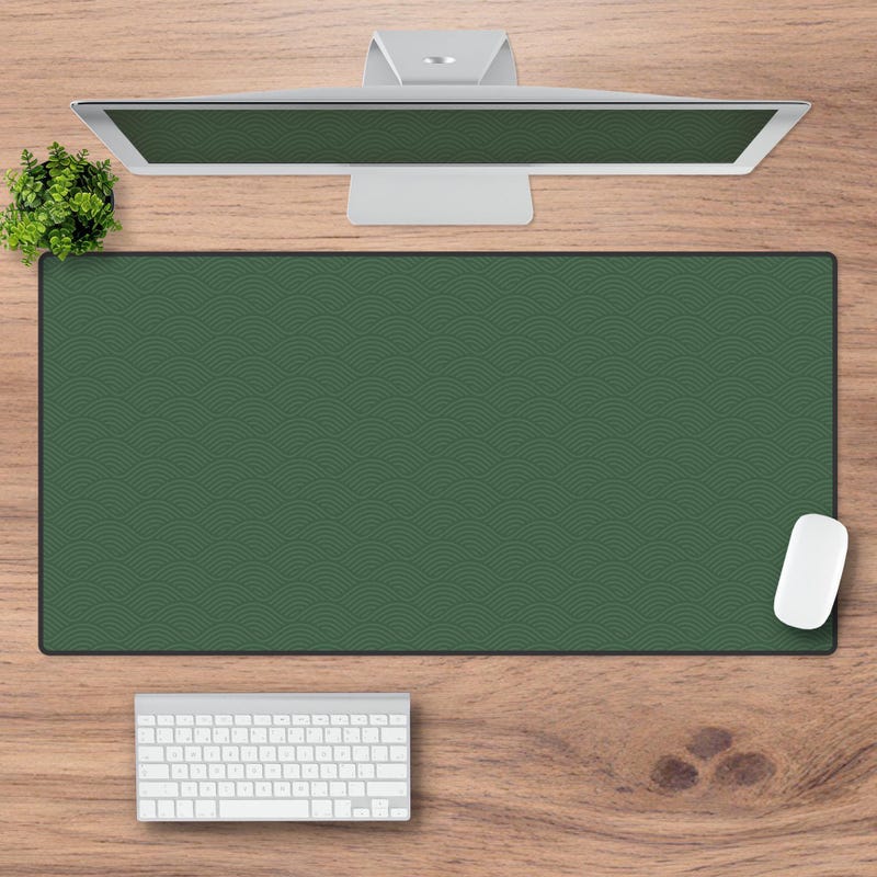 Green Desk Mat - Etsy