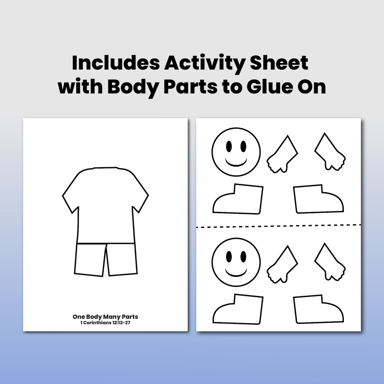 Body of Christ Craft – Sunday School Activity (digital Download) - Etsy