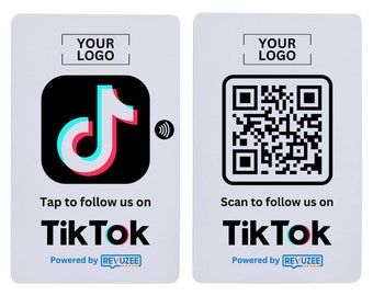 Custom Google NFC & QR Code Tap Card Made With Your Business Logo Tap ...