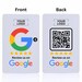 Custom Google NFC & QR Code Tap Card Made With Your Business Logo Tap ...