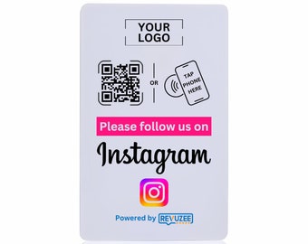 Google Review NFC & QR Code Tap Card Made With Your Business Logo Tap ...