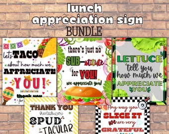 Breakfast Appreciation Signs, Teacher, and Staff Appreciation Sign ...
