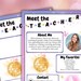 Meet the Teacher | Teacher Template | in My Era Taylor Inspired Theme ...