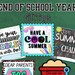 Summer/end of School Year Treat Tags for Students, Youth, Children Gift ...